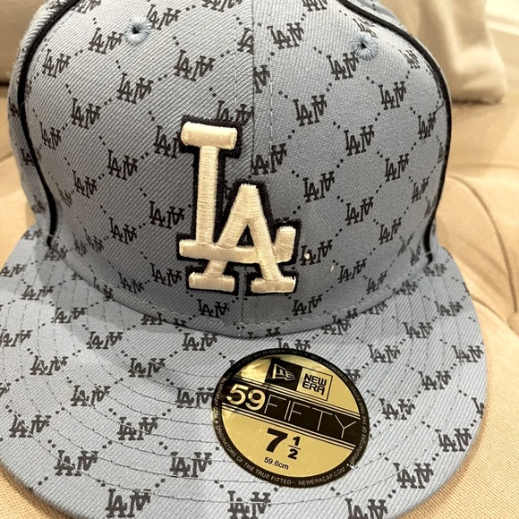 New Era | Accessories | Los Angeles La New Era 59fifty Fitted Cap All ...